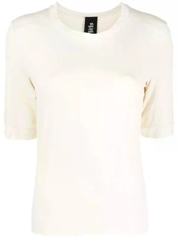 THOM KROM Decorative-stitching T-shirt - Neutrals