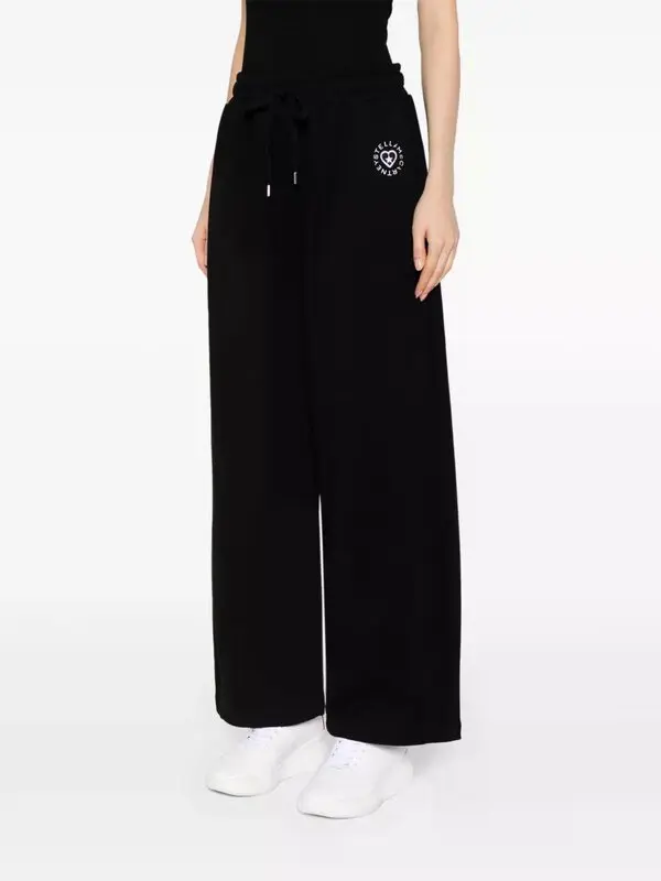 Stella McCartney Logo-patch Cotton Track Pants
