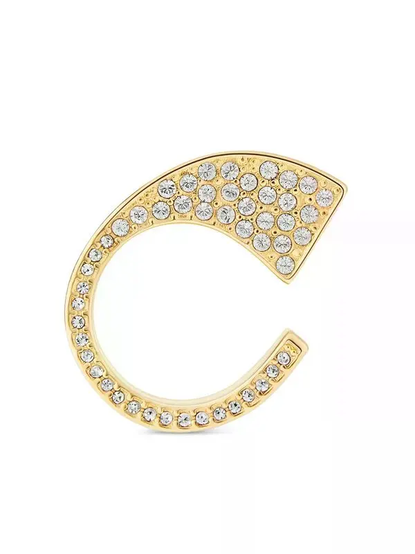 COURREGES Crystal-embellished Ring - Gold