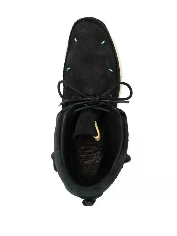 Visvim Lhamo Folk Suede Sneakers - Black