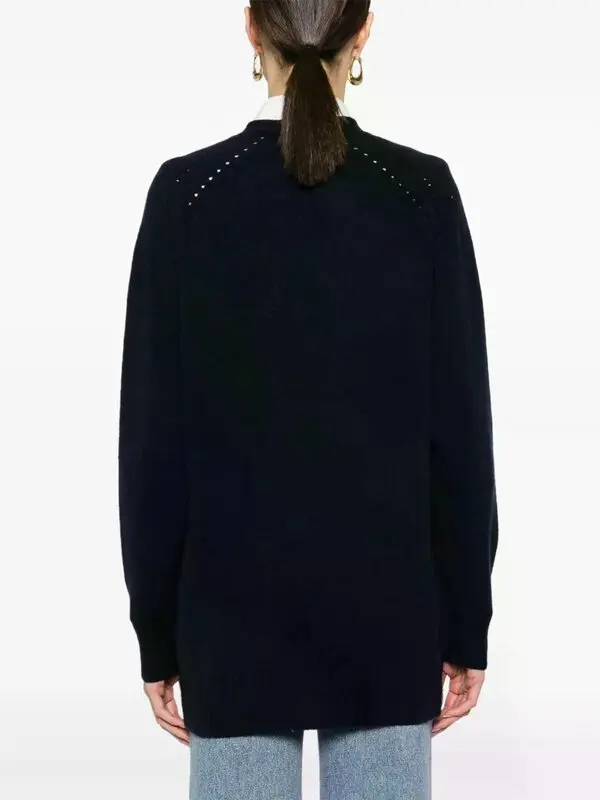 Chloé V-neck Fine-knit Cardigan