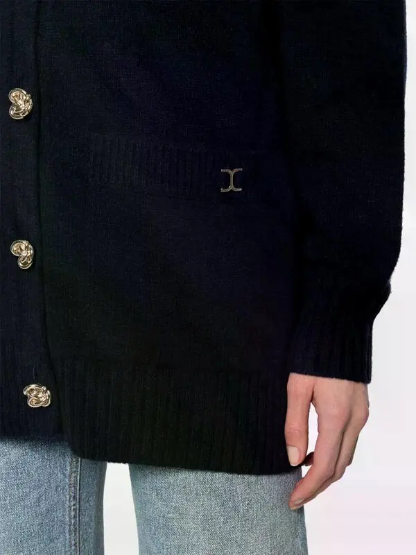 Chloé V-neck Fine-knit Cardigan