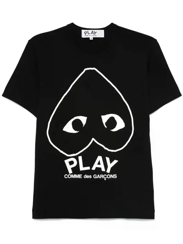 Play Comme Des Garcon Logo-print T-shirt