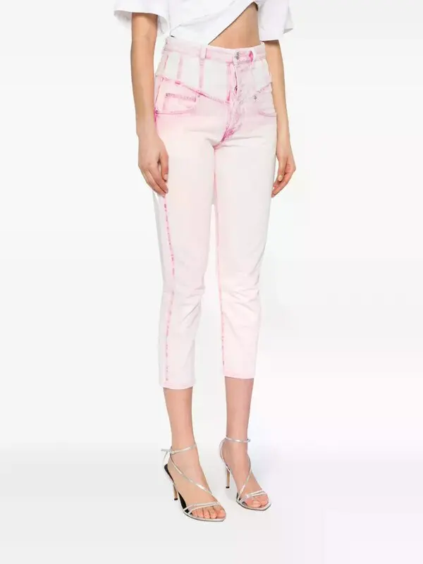 Isabel Marant Étoile Oliviani High-rise Cropped Jeans