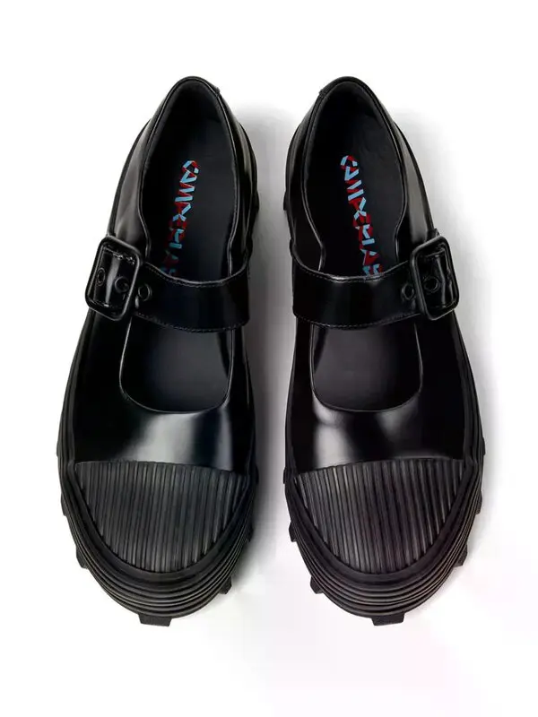 Camper Traktori Leather Mary Jane Loafers
