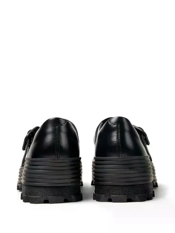 Camper Traktori Leather Mary Jane Loafers