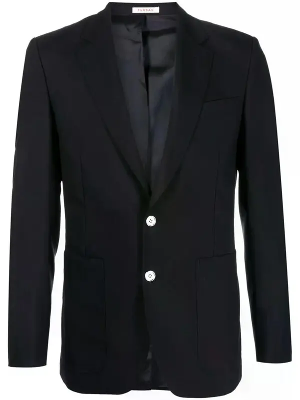 FURSAC Long-sleeved Virgin Wool Blazer