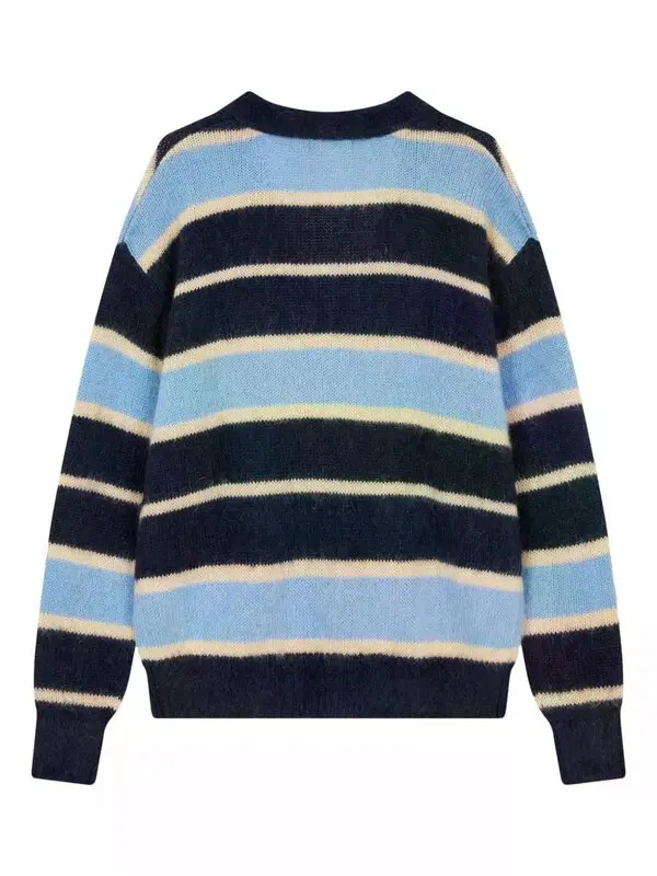 STUDIO TOMBOY Striped Cardigan - Blue