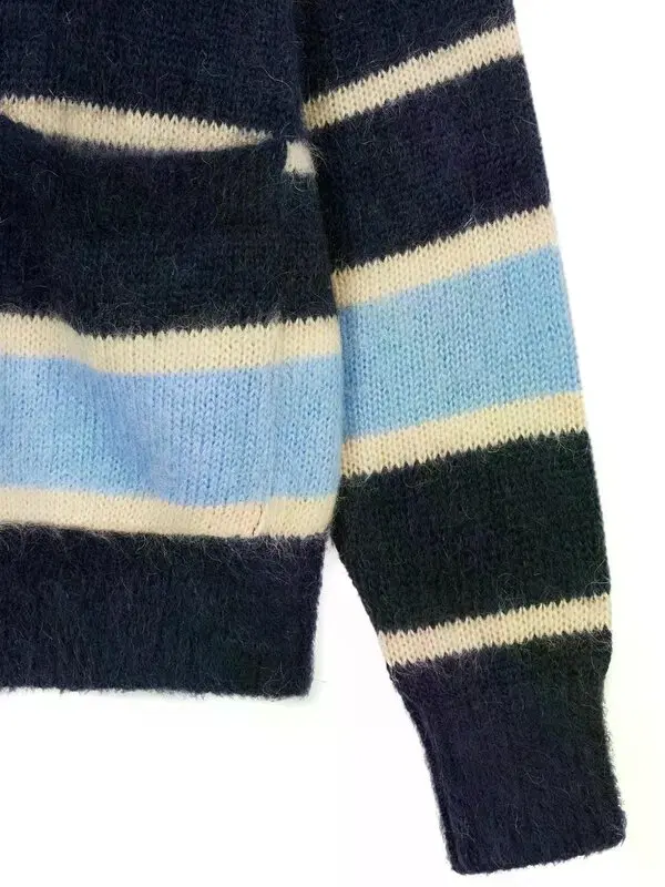 STUDIO TOMBOY Striped Cardigan - Blue
