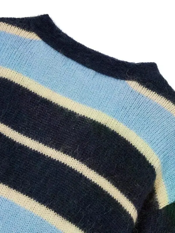 STUDIO TOMBOY Striped Cardigan - Blue