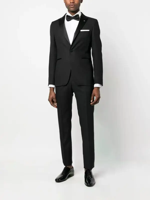 Tagliatore Single-breasted Dinner Suit - Black