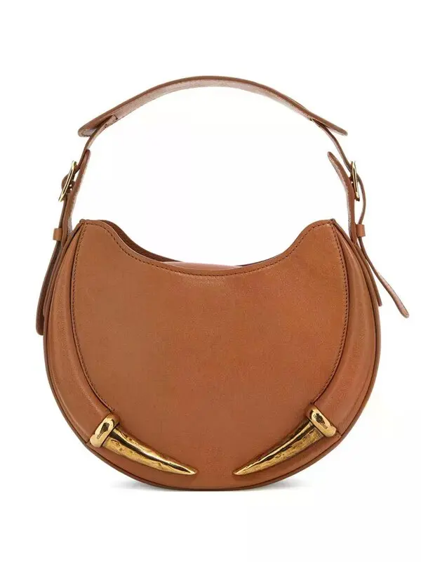 Roberto Cavalli Fang Curved-handle Shoulder Bag