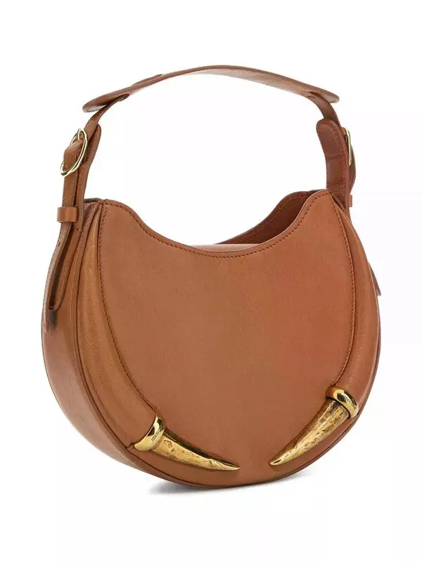 Roberto Cavalli Fang Curved-handle Shoulder Bag