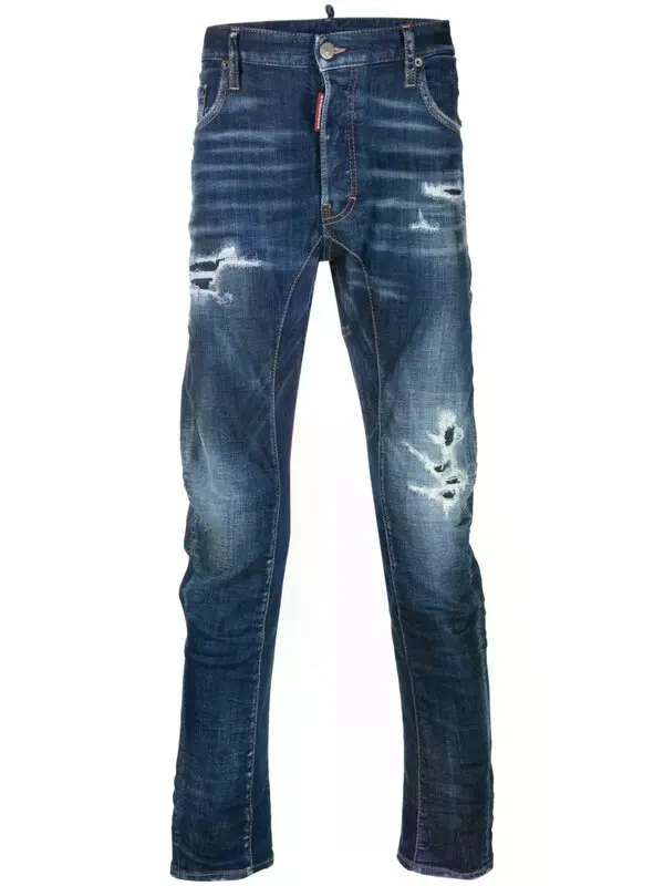 Dsquared2 Ripped Slim-fit Jeans