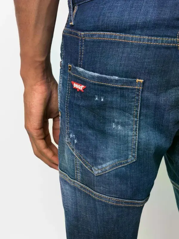 Dsquared2 Ripped Slim-fit Jeans