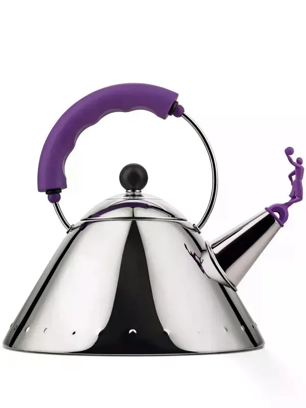 ALESSI Footbal-player Detail Kettle - Silver