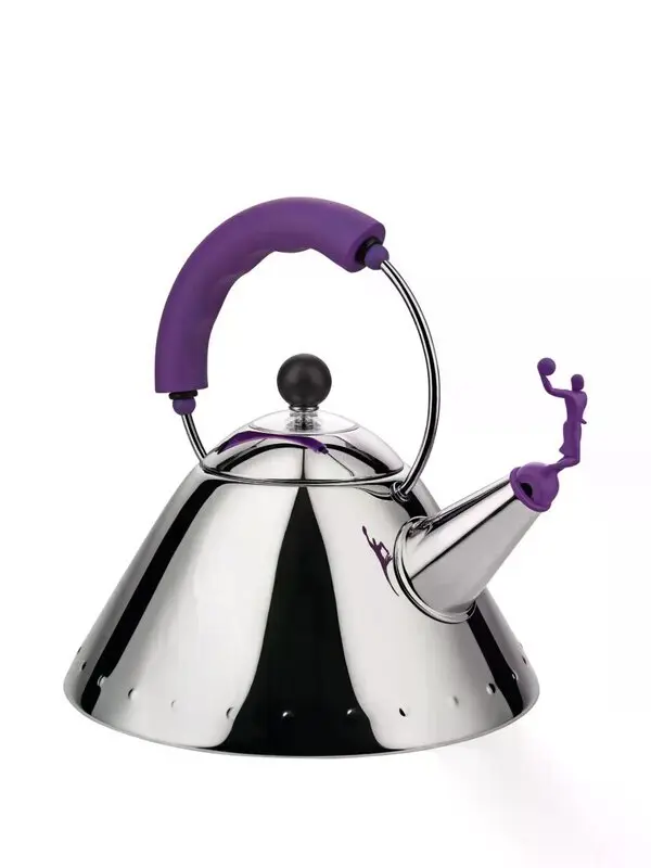 ALESSI Footbal-player Detail Kettle - Silver