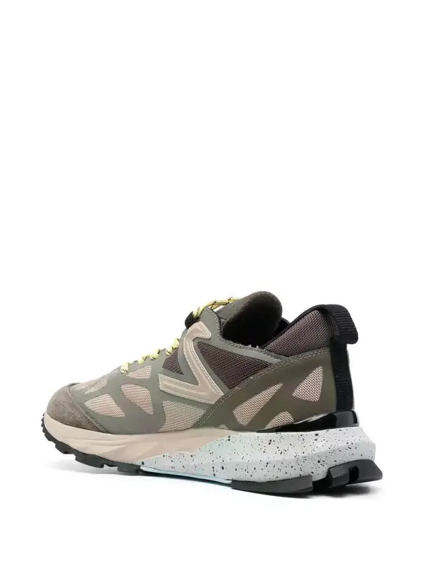 Philippe Model Rocx Leather Low-top Sneakers - Green