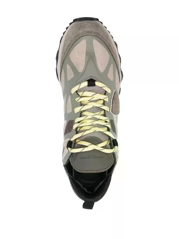 Philippe Model Rocx Leather Low-top Sneakers - Green
