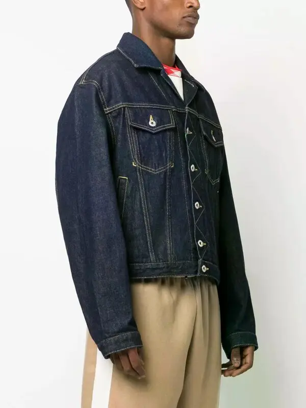 Kenzo Contrast Stitch Denim Jacket