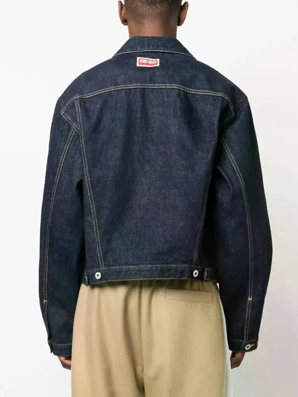 Kenzo Contrast Stitch Denim Jacket