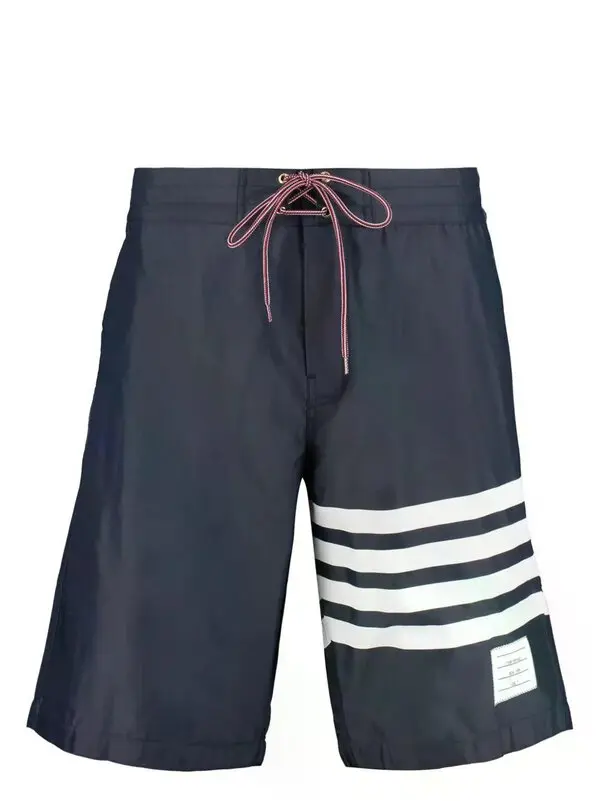 Thom Browne 4-bar Board Shorts - Blue