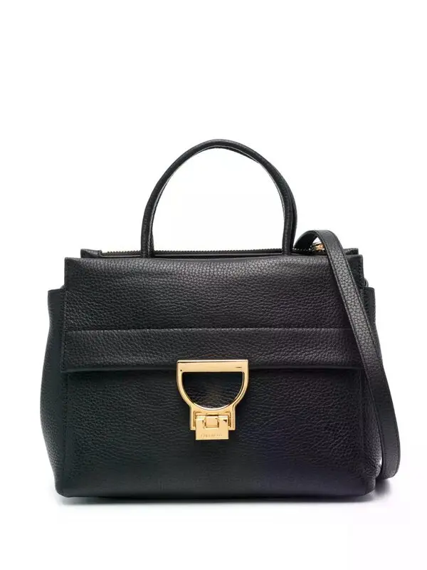 COCCINELLE Medium Arlettis Leather Tote - Black