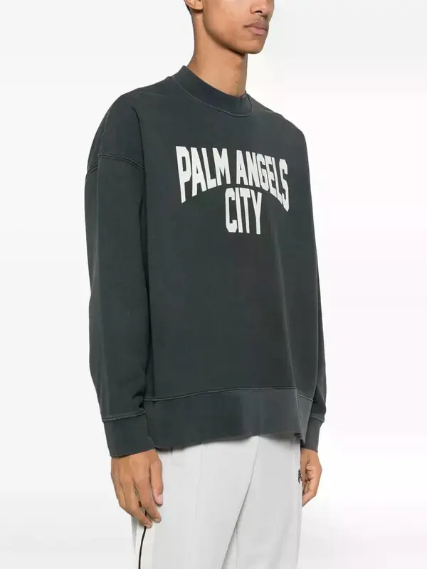 Palm Angels Washed-effect Sweatshirt