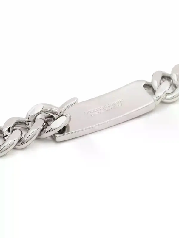 Dsquared2 Chain-link Necklace With Logo Plaque