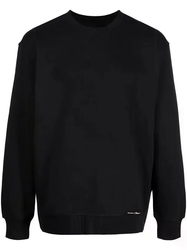 3.1 Phillip Lim Logo Patch Detail Sweatshirt - Black