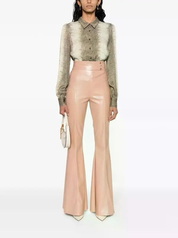 TWINSET Lizard Skin Effect Button-up Shirt
