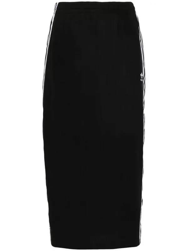 Adidas 3-stripes Ribbed Knit Pencil Skirt