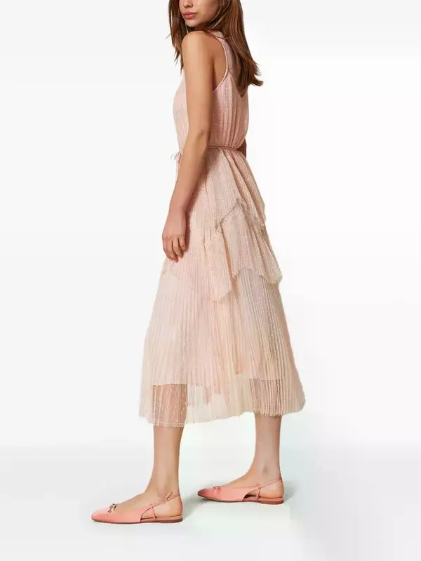 TWINSET Pleated Tulle Dress