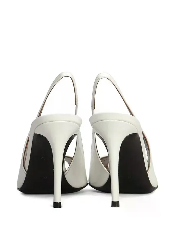 GIUSEPPE ZANOTTI 90mm Intriigo Open Toe Sandals - White