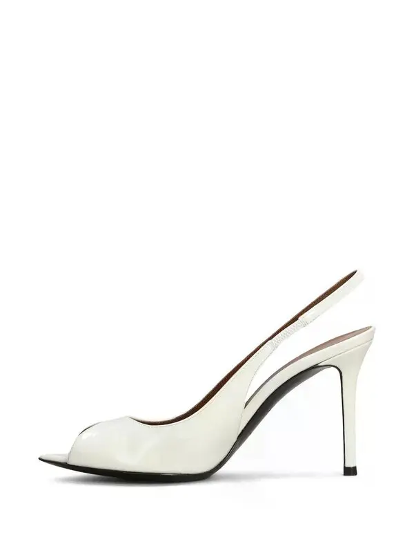 GIUSEPPE ZANOTTI 90mm Intriigo Open Toe Sandals - White