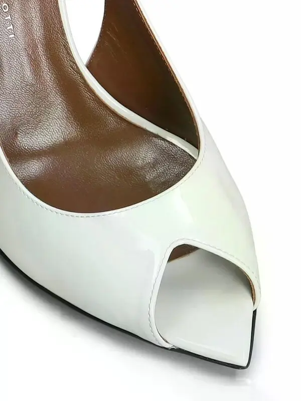 GIUSEPPE ZANOTTI 90mm Intriigo Open Toe Sandals - White