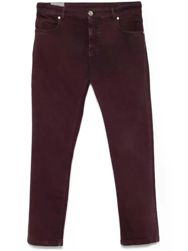 Eleventy Slim-cut Jeans - Purple