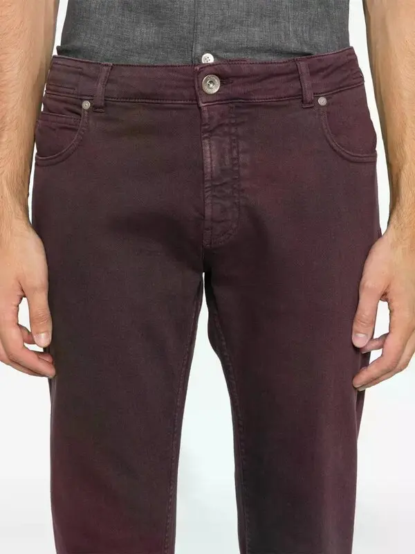 Eleventy Slim-cut Jeans - Purple