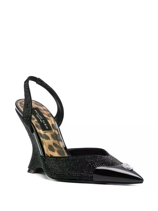 Philipp Plein Decollete 105mm Crystal-embellished Pumps