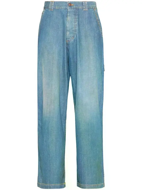 MAISON MARGIELA Mid-rise Wide-leg Jeans