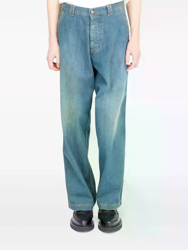 MAISON MARGIELA Mid-rise Wide-leg Jeans