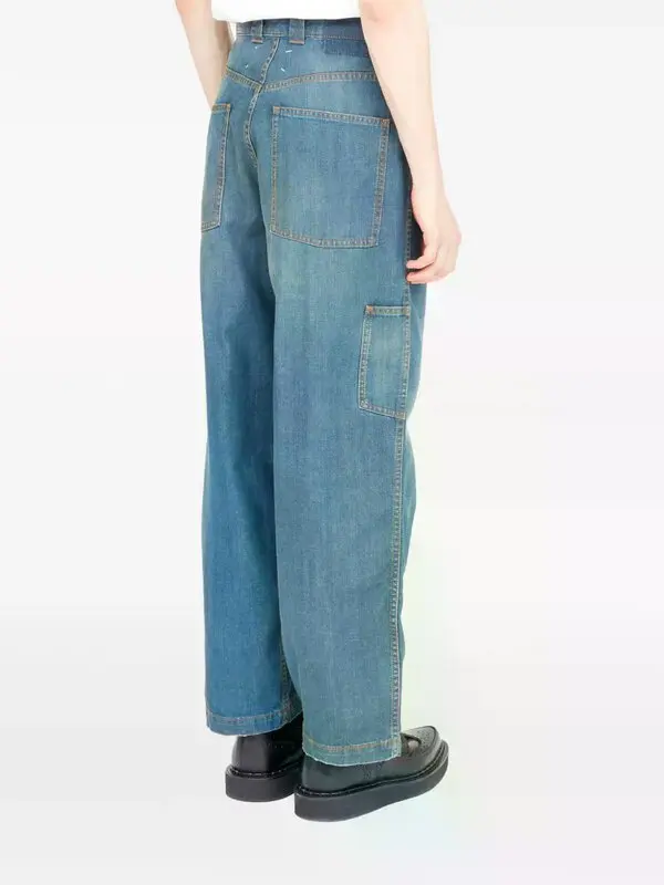 MAISON MARGIELA Mid-rise Wide-leg Jeans