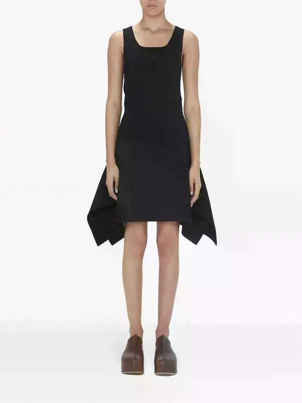 JW Anderson Square Neck Tank Top With Embroidered Anchor Logo