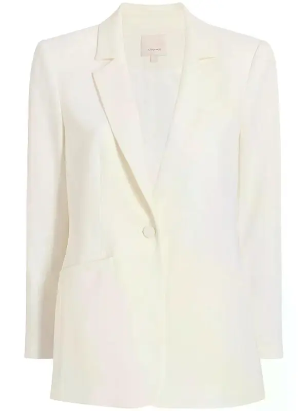 Cinq À Sept Karlie Notched-lapel Single-breasted Blazer - Neutrals
