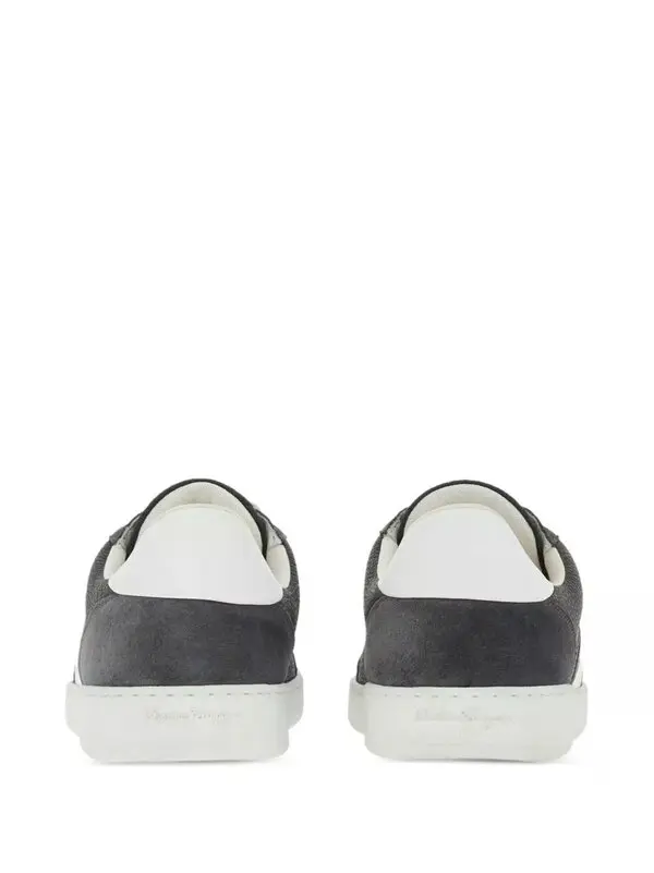 FERRAGAMO Logo-embossed Leather Sneakers