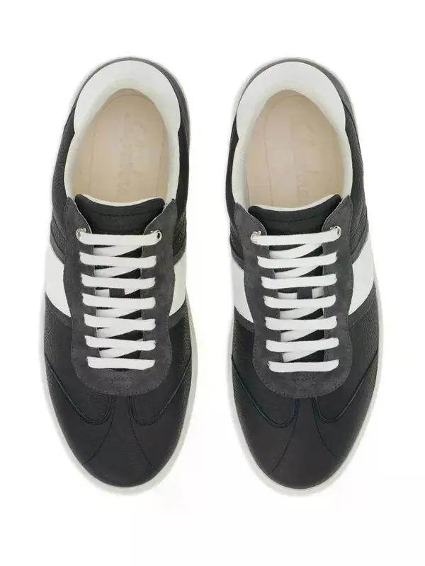 FERRAGAMO Logo-embossed Leather Sneakers