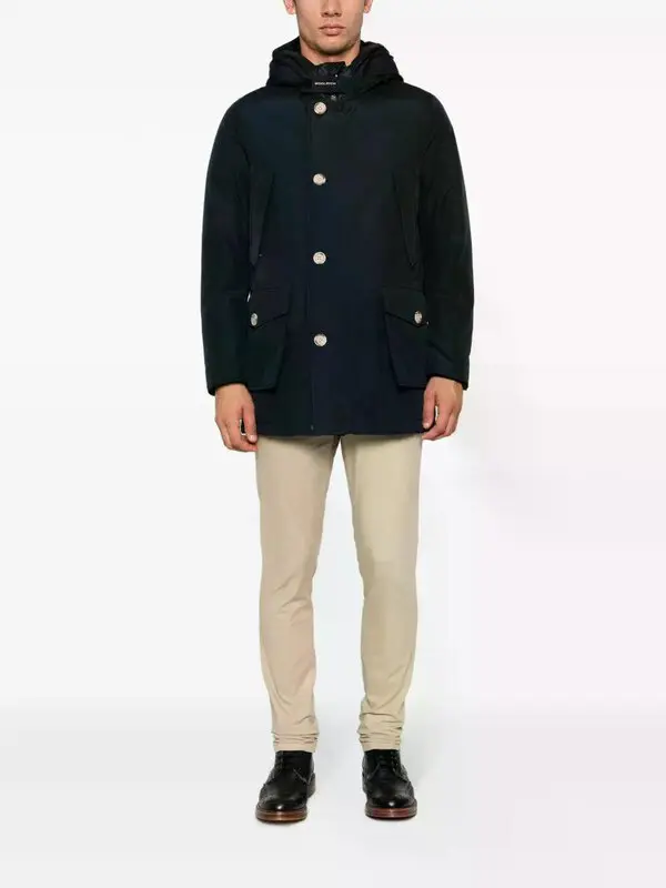 Woolrich Logo-appliqué Padded Parka