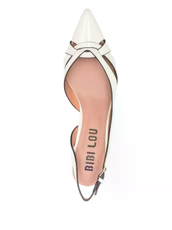 BIBI LOU 50mm Nolia Pumps - White