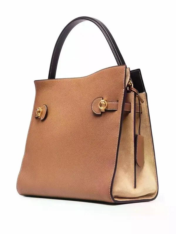 Tory Burch Lee Radziwill Double Tote - Brown