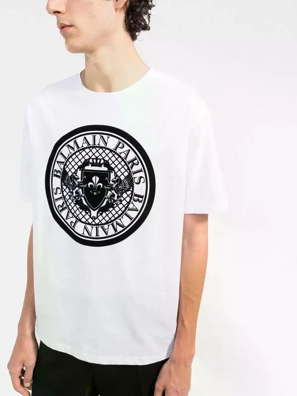 Balmain Logo-print Cotton T-shirt